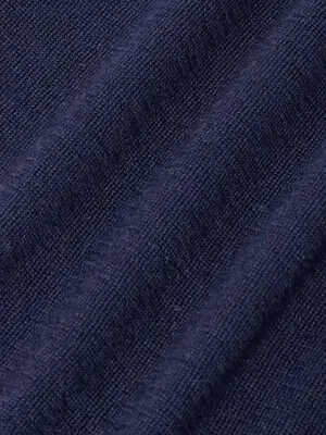 Eleventy Slim-fit Merino Wool Sweater - Blue