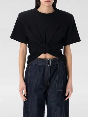 Magda Butrym Knot Detailed T-shirt - Black