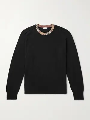 Burberry Trimmed Knitwear For Men