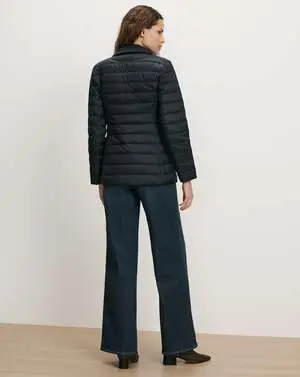 Veronica Beard Campbell Dickey Puffer Blazer - Navy