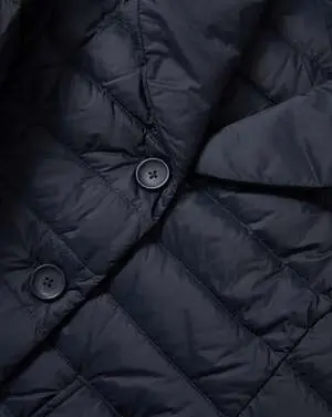 Veronica Beard Campbell Dickey Puffer Blazer - Navy
