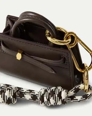 Veronica Beard Dash Bag Charm - Espresso Multi