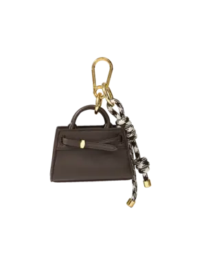 Veronica Beard Dash Bag Charm - Espresso Multi