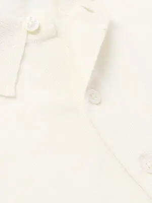 TOM FORD Cashmere And Silk-blend Polo Shirt - White