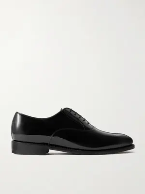 Men's Patent Leather Oxford Shoes