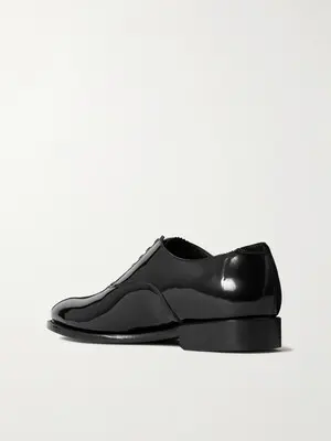 MORJAS Patent-leather Oxford Shoes - Black