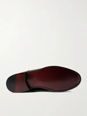 MORJAS Leather Oxford Shoes - Brown