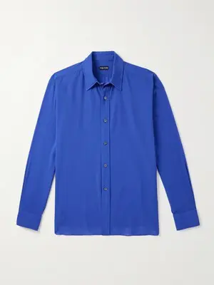 Men's Tom Ford Blue Shirts