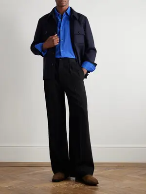 TOM FORD Cotton-voile Shirt - Blue