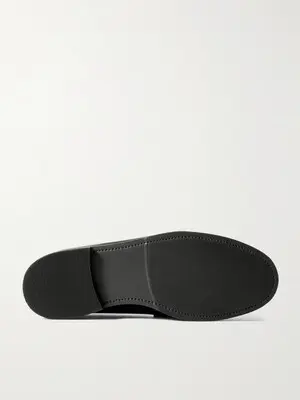 MORJAS The Ivy Leather Penny Loafers - Black