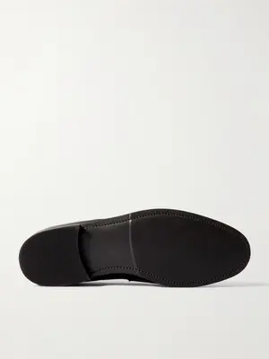 MORJAS Full-grain Leather Penny Loafers - Brown
