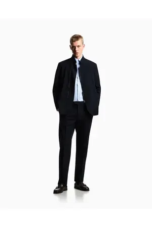 Emporio Armani Stretch Technical Gabardine Jacket