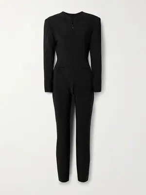 Norma Kamali Stretch-jersey Jumpsuit - Black
