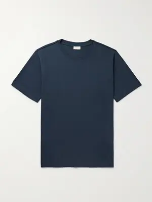 Dries Van Noten Cotton-jersey T-shirt - Blue
