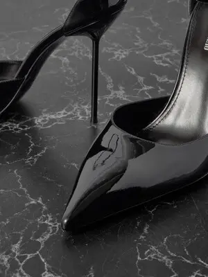 Paris Texas Lidia 105 Patent Leather Pumps - Black