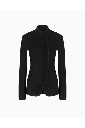 Giorgio Armani Viscose Ottoman Single-breasted Jacket