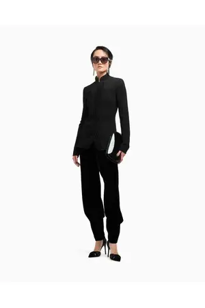 Giorgio Armani Viscose Ottoman Single-breasted Jacket