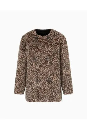 Emporio Armani Animal Print Coats For Women