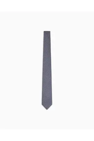Giorgio Armani Jacquard Silk Standard Neck Tie - Beige