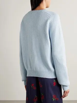 Khaite Nera Cashmere Sweater - Blue