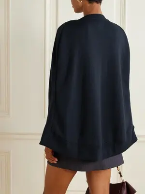 Loewe Cotton And Cashmere-blend Jersey Poncho