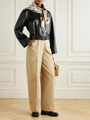 Loewe Leather Biker Jacket