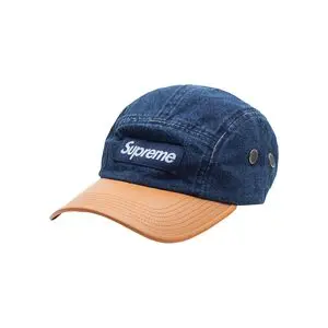 Supreme Denim Camp Cap - Blue