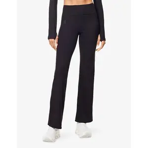 On Studio Flared Performance Leggings - Black