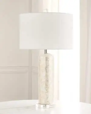 COUTURE LAMPS Cylindre 32" Table Lamp - Capiz
