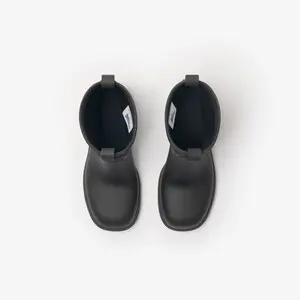 Burberry Heeled Rain Boots - Black