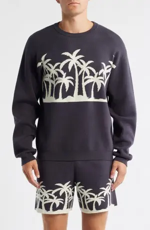 MAVRANS Palm Beach Knit Crewneck Sweater
