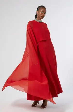 Marina Rinaldi Crystal Detail Swing Dress