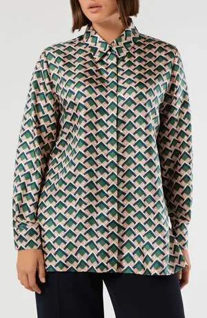Marina Rinaldi Pointed Collar Shirts For Women