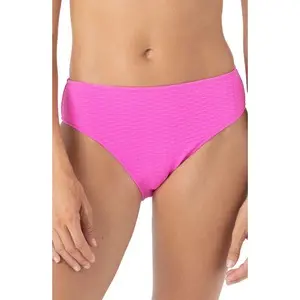 Roxy Haleiwa Hipster Bikini Bottoms Bright Pink