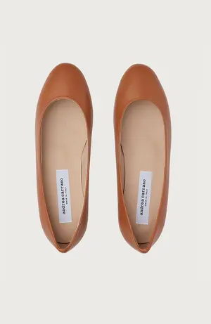 ANDREA CARRANO Baby Ballet Flat - Cognac