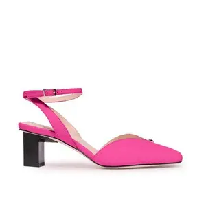TIANNIA BARNES Hope Ankle Strap Heels - Fuschia/pink