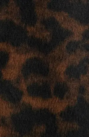Anne Klein Leopard Print Topper Coat