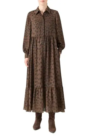 Akris Leopard Print Dress