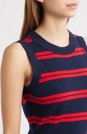 French Connection Padma Stripe Sweater Tank