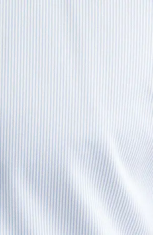 1863 BY ETERNA Luxury Slim Fit Micro Stripe Non-iron Dress Shirt