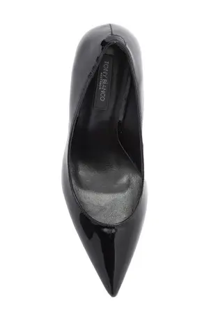 TONY BIANCO Anja Pointed Toe Pumps - Black Patent