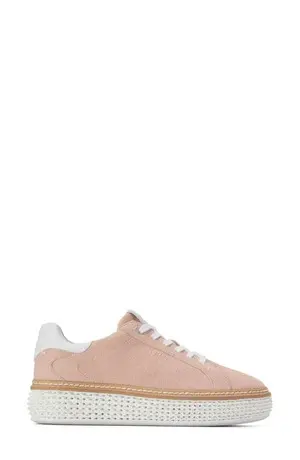 Cole Haan Skyweave Sneaker - Cameo Rose Suede/white