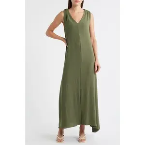 Halogen Twist Back Sleeveless Maxi Dress