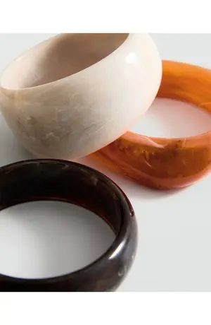Mango Set Of 3 Acrylic Bracelets