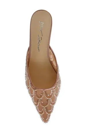 Betsey Johnson Ellis Sequin Mule - Beige