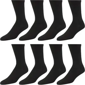 True Religion 8 Pairs Of Athletic Crew Socks - Black