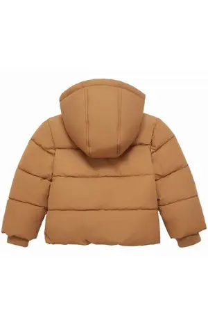 ROKKA&ROLLA Fleece Lined Hooded Jacket - Warm Tan