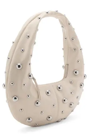 Mango Stud Detail Shoulder Bag
