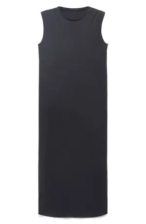 Mango Ruched Sleeveless Maxi Dress