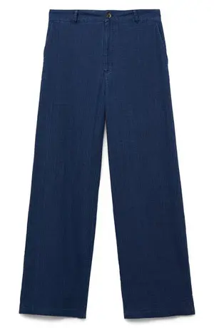 Mango High Waist Wide Leg Jeans